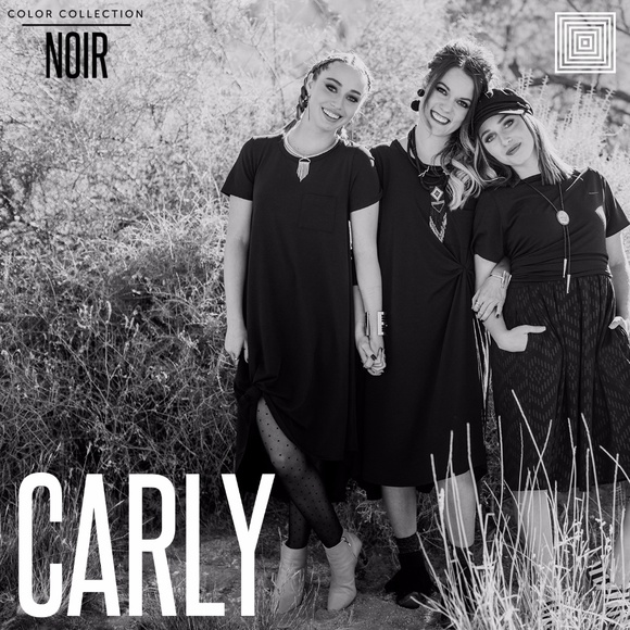 LuLaRoe | Dresses | New Lularoe Solid Black Carly | Poshmark
